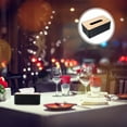 FOMIYES Facial Tissue Paper Case Wooden Black Hotel Use 1Pcs 8.25X5 ...