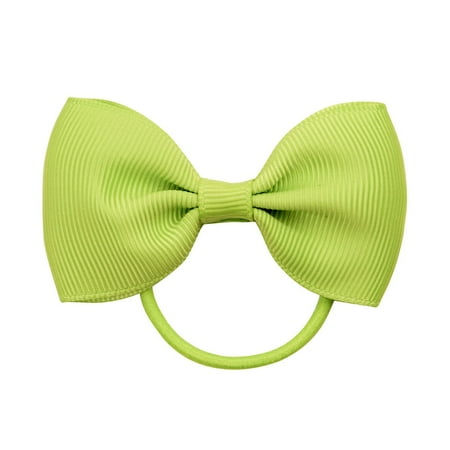 Bail Baby Hair bands Korean Cute Bow-knot Hair Strings Pure Colors ...