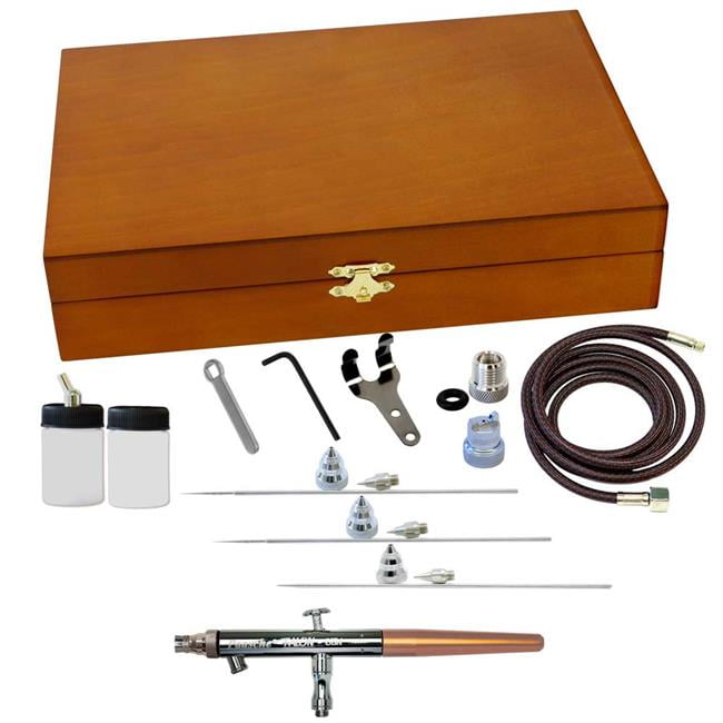 Paasche Airbrush TS-4WC TS Airbrush in Wood Case with 4 Head Sizes ...