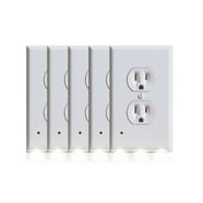 SnapPower MotionLight LED Night Lights, Standard Outlets, Bright/Dim/Off, Auto On/Off Sensor, 5 ...