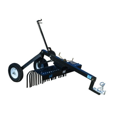 Yard Tuff 60 Inch Lawn Pull Drag, Landscape ATV Rake, Tow Behind ...