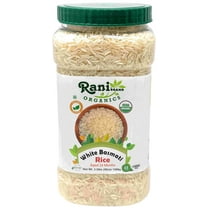 Rani Platinum White Basmati Rice Extra Long Aged 4-Pound Bag, 4lbs (1 ...