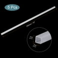 Uxcell 5mmx5mmx250mm White Plastic Model Tube ABS Square Tube for Model ...