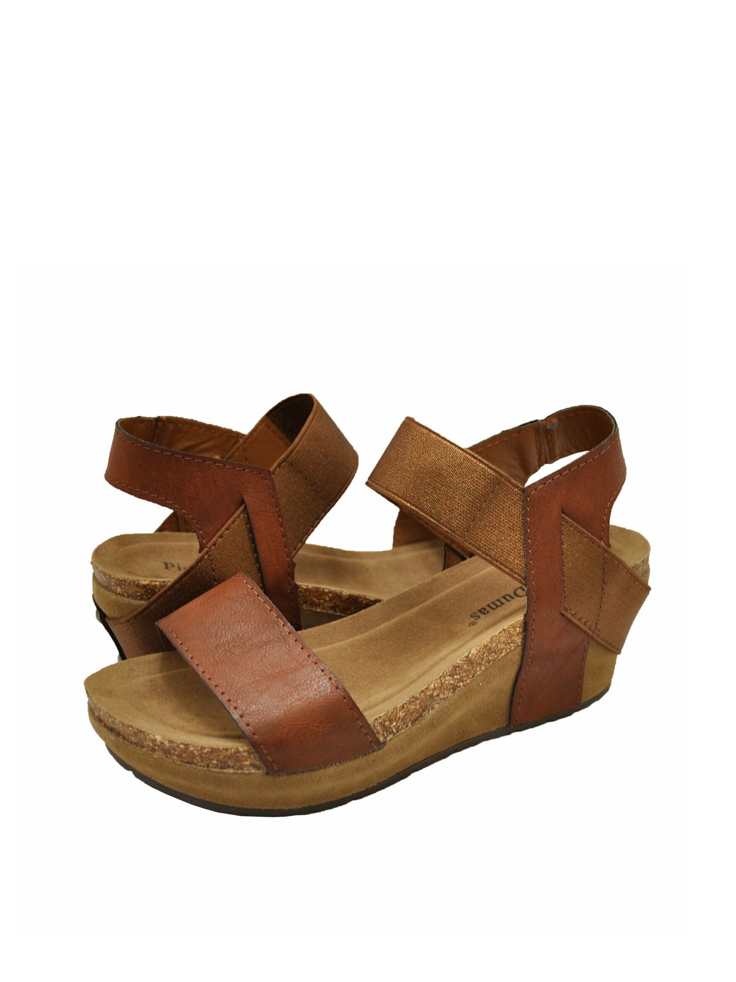 Pierre Dumas Chantal-2 Women's Platform Wedge Sandals 22270 - Walmart.com