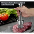 Stainless Steel Meat Tenderizer with 21 Sharp Needles, Retractable ...