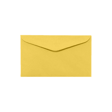 LUX #10 Regular Envelopes with Moistenable Glue 4 1/8" x 9 1/2" Yellow ...