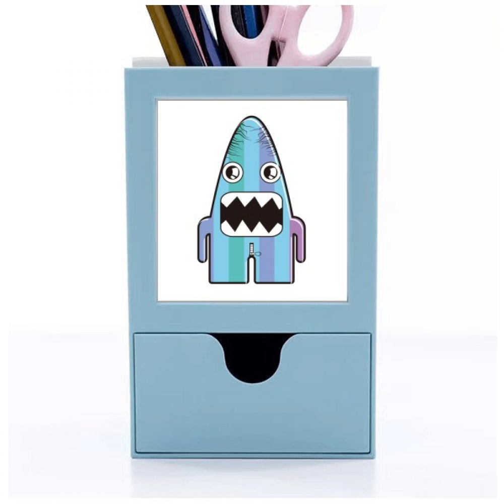 Universe Alien Monster Blue Monster Desk Supplies Organizer Pen Holder ...