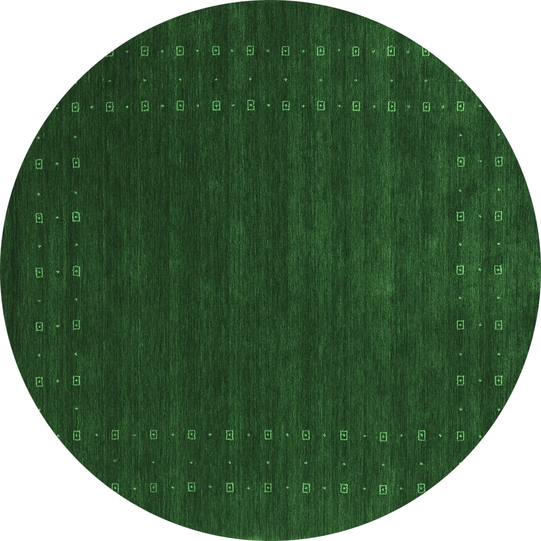 Ahgly Company Indoor Round Abstract Emerald Green Contemporary Area ...