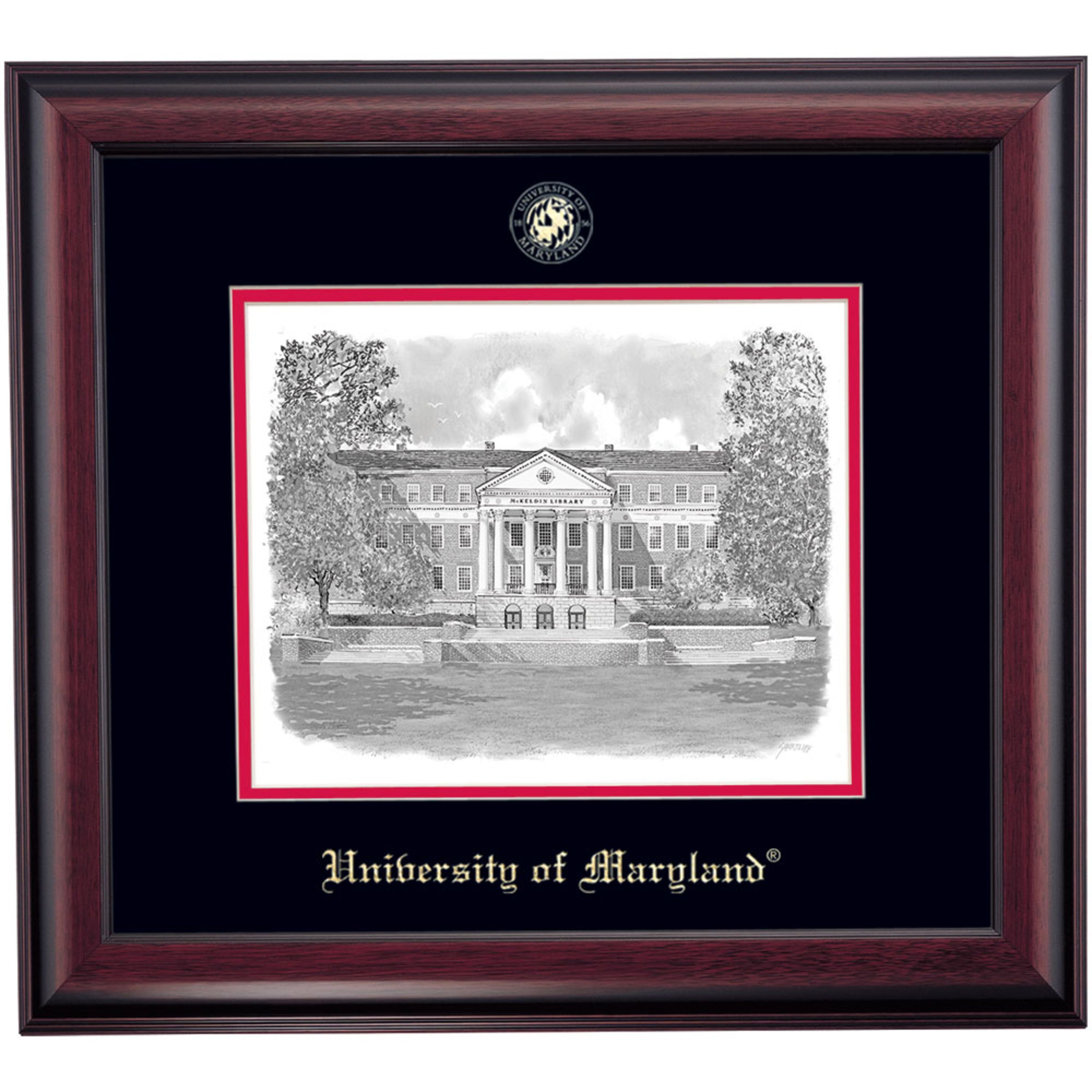 OCM Prestige Framed Artwork for University of Maryland UMD | Mckeldin ...