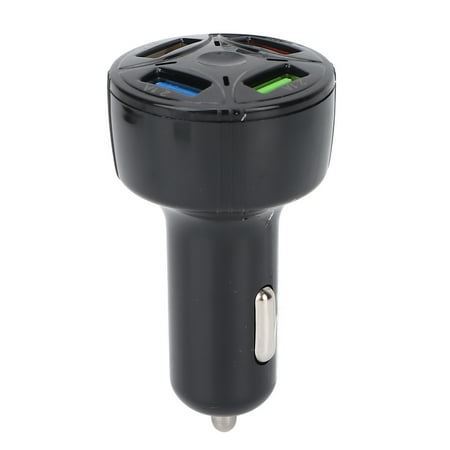 Lighter Adaptor, 1 In 4 Out Car Fire Retardant Plug And Play For SUVs ...