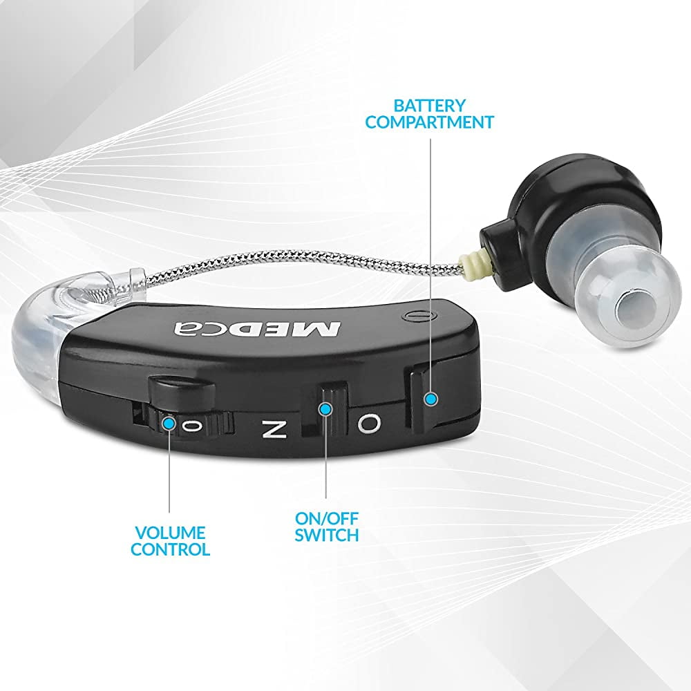 MEDca Behind The Ear Sound Multicolor Digital Sound Enhancer Amplifier