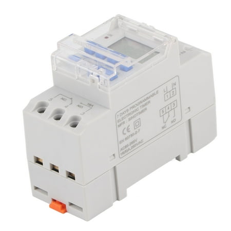 Lcd Time Relay Timer Switch 85-265V AC 16A Weekly 12/24hrs Timer Switch ...