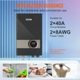 BENTISM 18KW Instant Hot Tankless Water Heater Electric LED Boiler IP25 ...