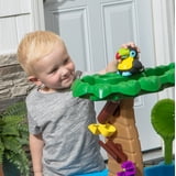 Step2 Tropical Rainforest Blue Plastic Water Table for Toddlers with 13 ...