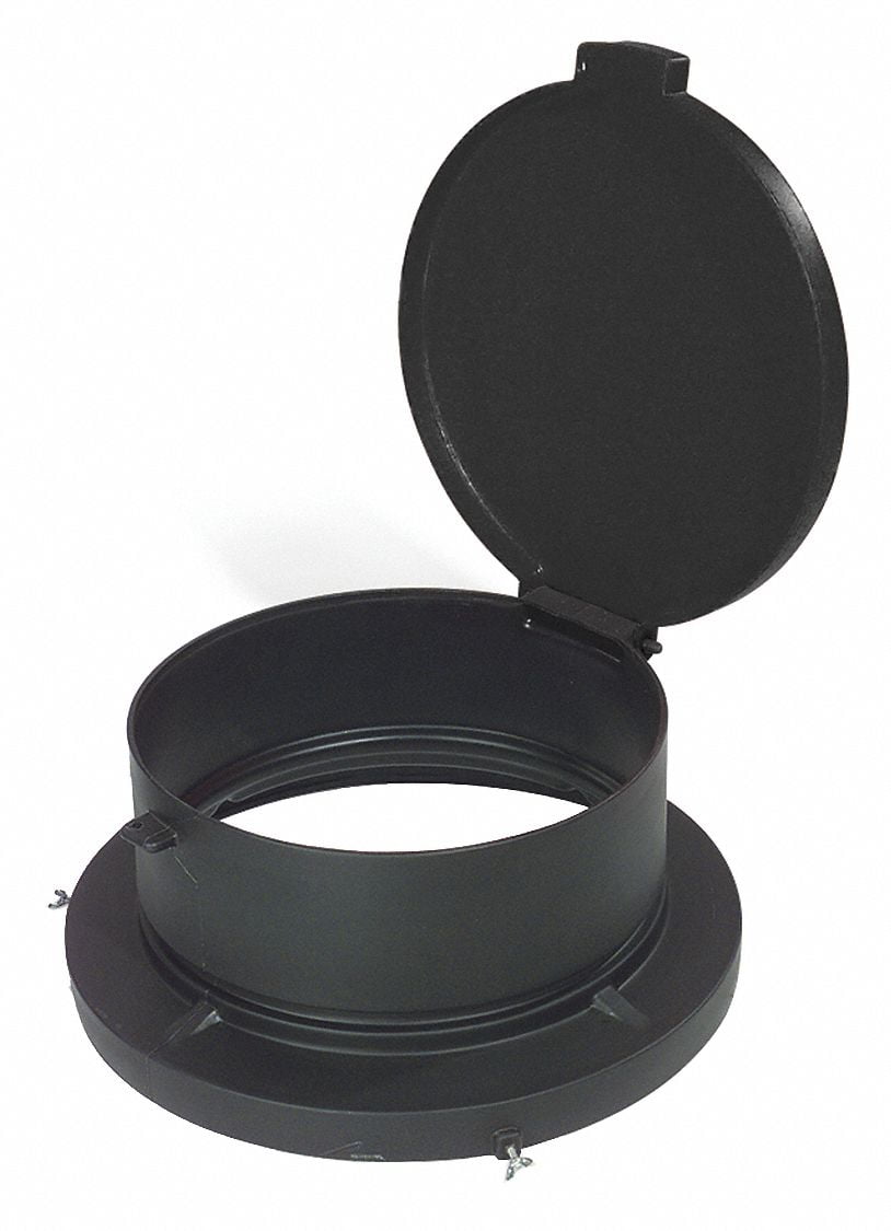 Pig Drum Lid,Black,Polyethylene,55 gal DRM965-BK - Walmart.com