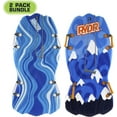 Rydr 45in Molded Snow Sled ( Sky Blue- Royal Blue - 2 Pack ) - Walmart.com