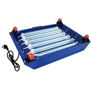 EQCOTWEA Screen Printing Stand Table for M/A/E 4 Color 1 Station Screen ...