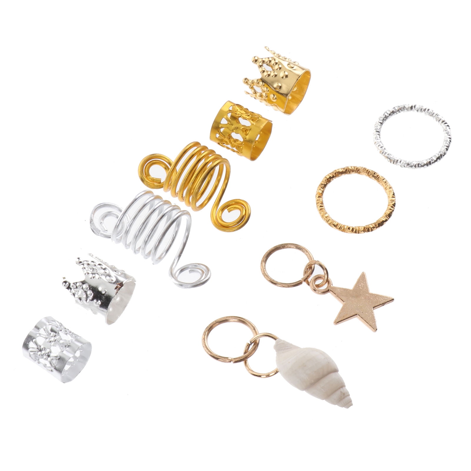 Click here for Beadcest 90pcs Metal Hair Braid Rings Dreadlock Tu... prices