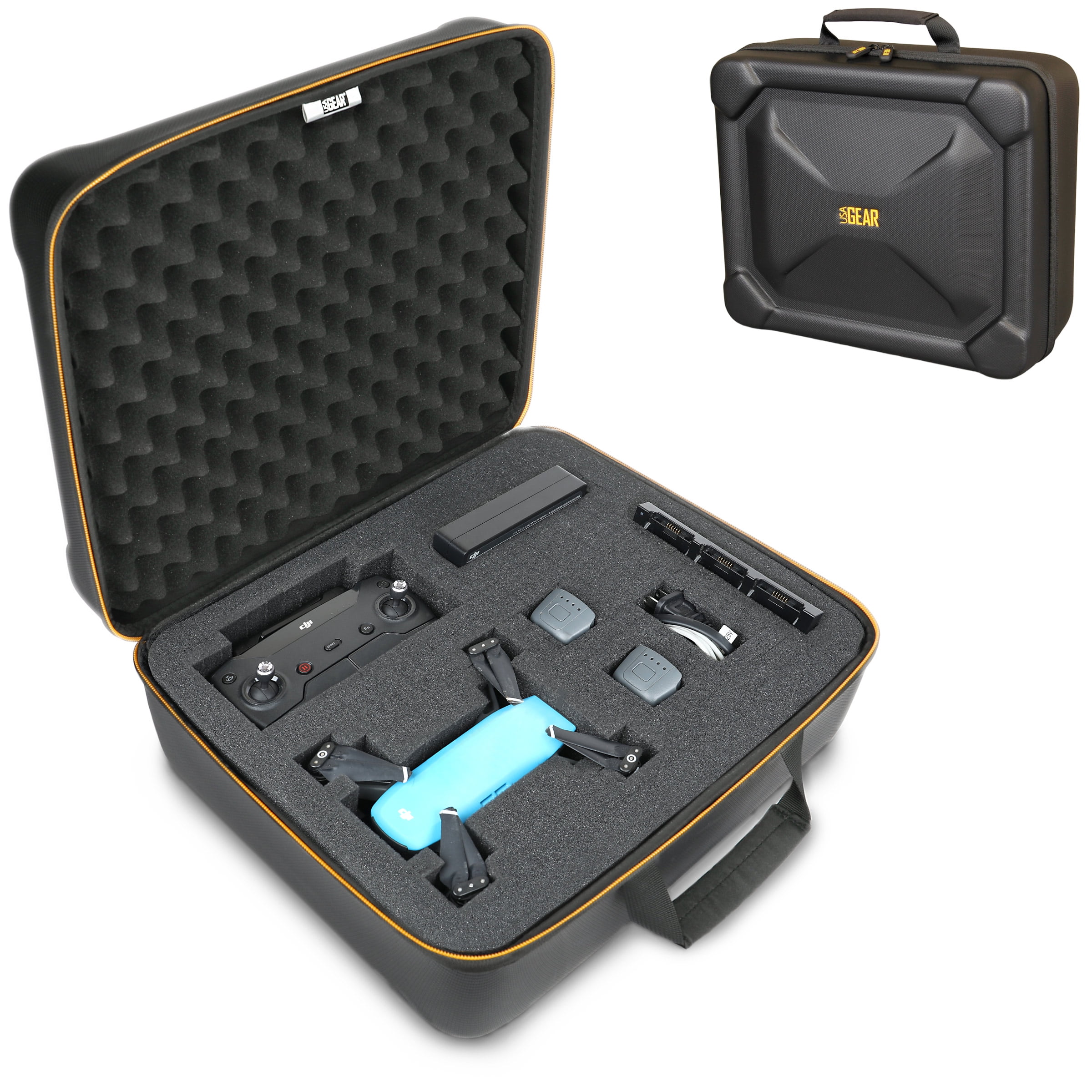 USA GEAR Drone Case - Drone Carrying Case Compatible with DJI Mini 3 ...