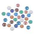 Resin Cabochons Flat Round Mixed Color 12x3~3.5mm diy - Walmart.com