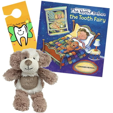 Dog Tooth Fairy Pillow w/ Tooth Fairy Book Night Before The Tooth Fairy ...