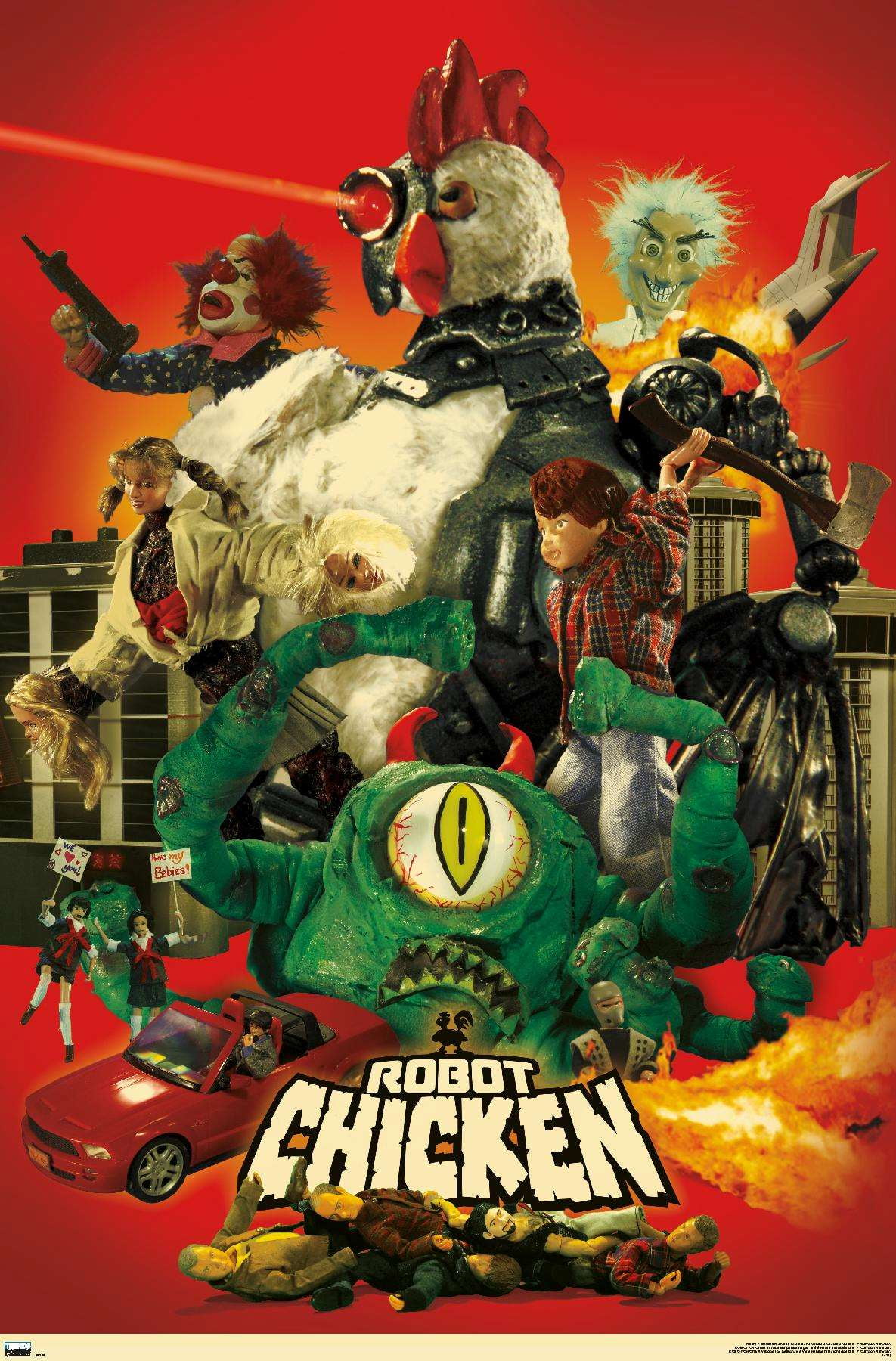 Robot Chicken - One Sheet Wall Poster, 14.725" x 22.375" - Walmart.com