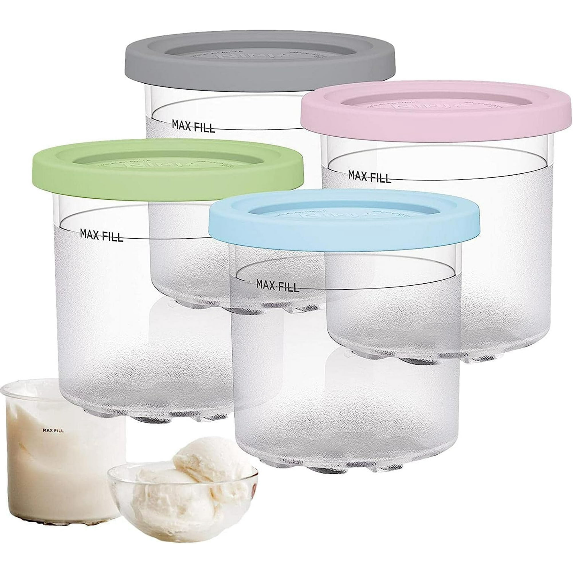 Click here for Hengyun1 Pack Of 4 Creami Tubs For Ninja Creami  R... prices