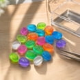 50pcs Bright Star Shaped Luminous Stone Packs with Colorful Sparkling ...