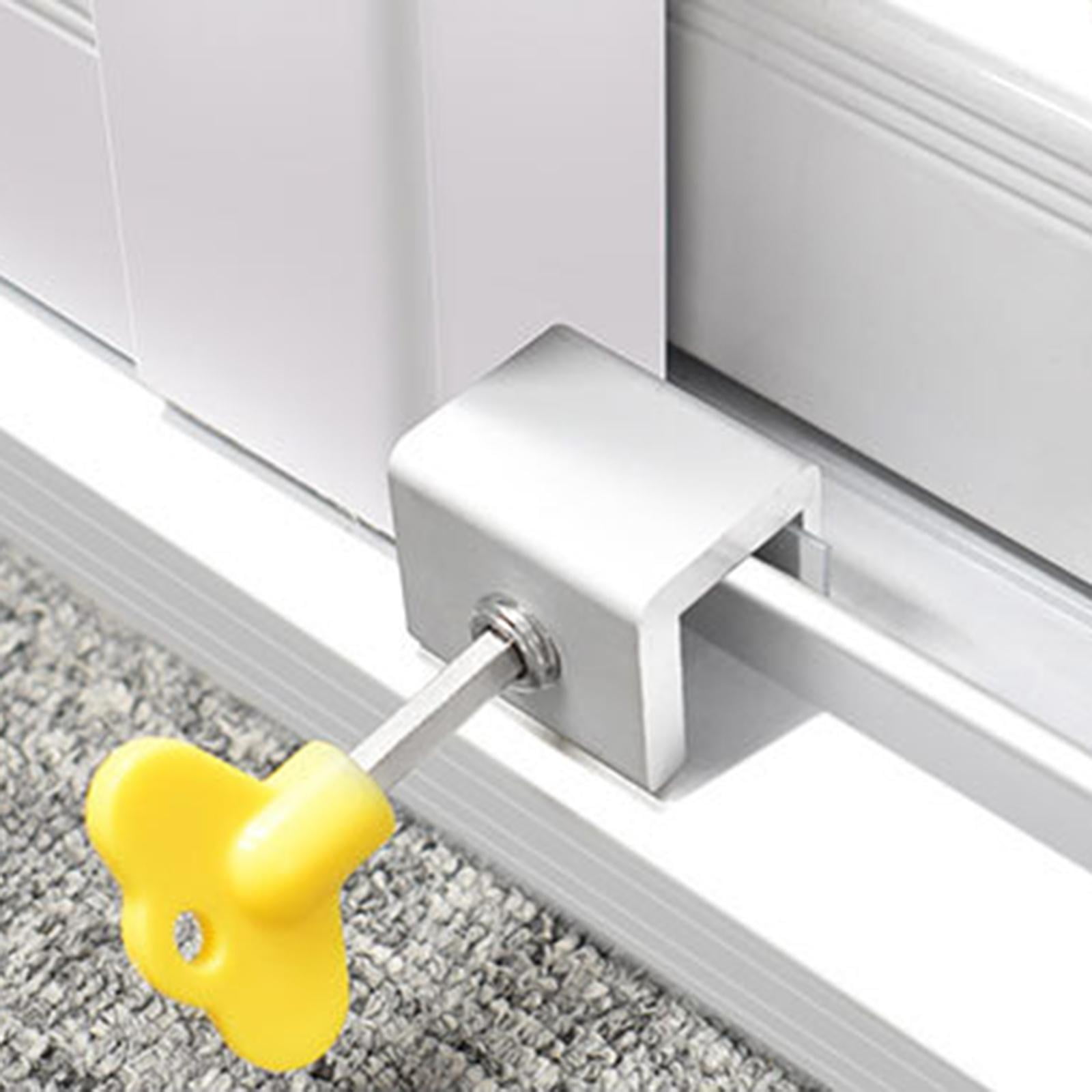 Window Safety Lock Restrictor Children Slide Stopper Lock Limiter with ...