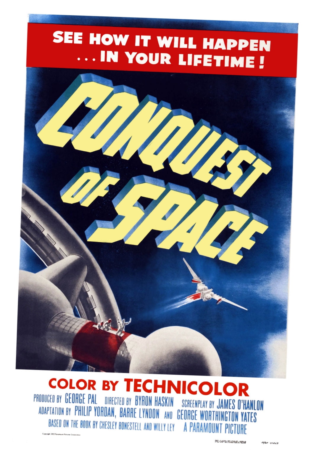 Conquest Of Space Movie Poster Metal Sign 8Inx 12In Metal Print 8x12 ...