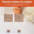 30 Pcs Wire Swirl Place Card Holders, Rustic Metal Table Number Stands ...