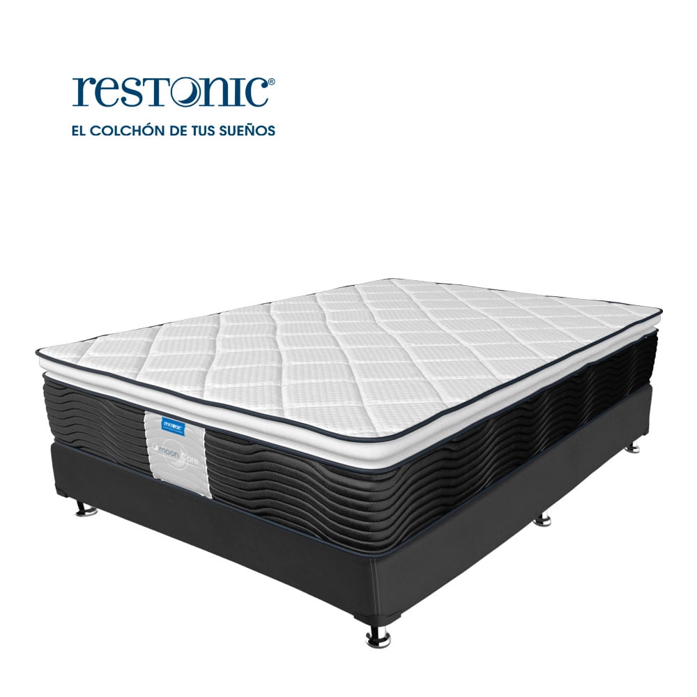 Colchon King Size Restonic Ortopedico Moon Care Calm + Box King Size ...