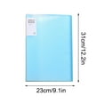 Presentation Book Portfolio Binder | A4 Size Document Organizer | 20 ...