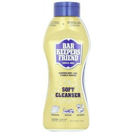 Bar Keepers Friend Liquid Cleanser, Removes Rust Stains, 2-Pack, 26 oz ...