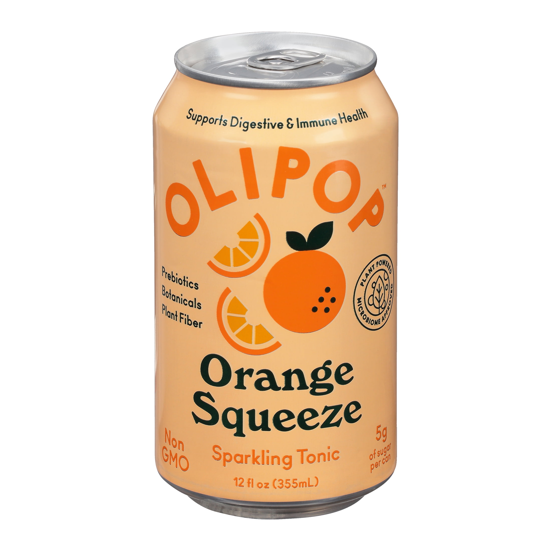 OLIPOP Orange Squeeze, A New Kind of Soda, 12 fl oz - Walmart.com