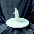 S4a 6" Christus Statue White Cultured Marble Handmade Mormon LDS CTR ...