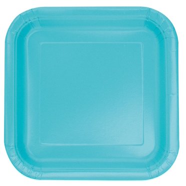 Light Blue Paper Dessert Plates, 7in, 20ct - Walmart.com