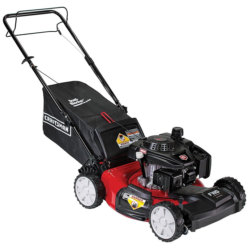 CRAFTSMAN M230 163-cc 21-in Self-Propelled Gas Push Lawn Mower With ...