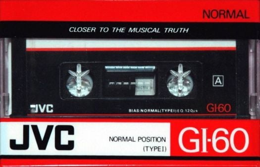 JVC Blank GI-60 Audio Cassette Normal Type I - Walmart.com