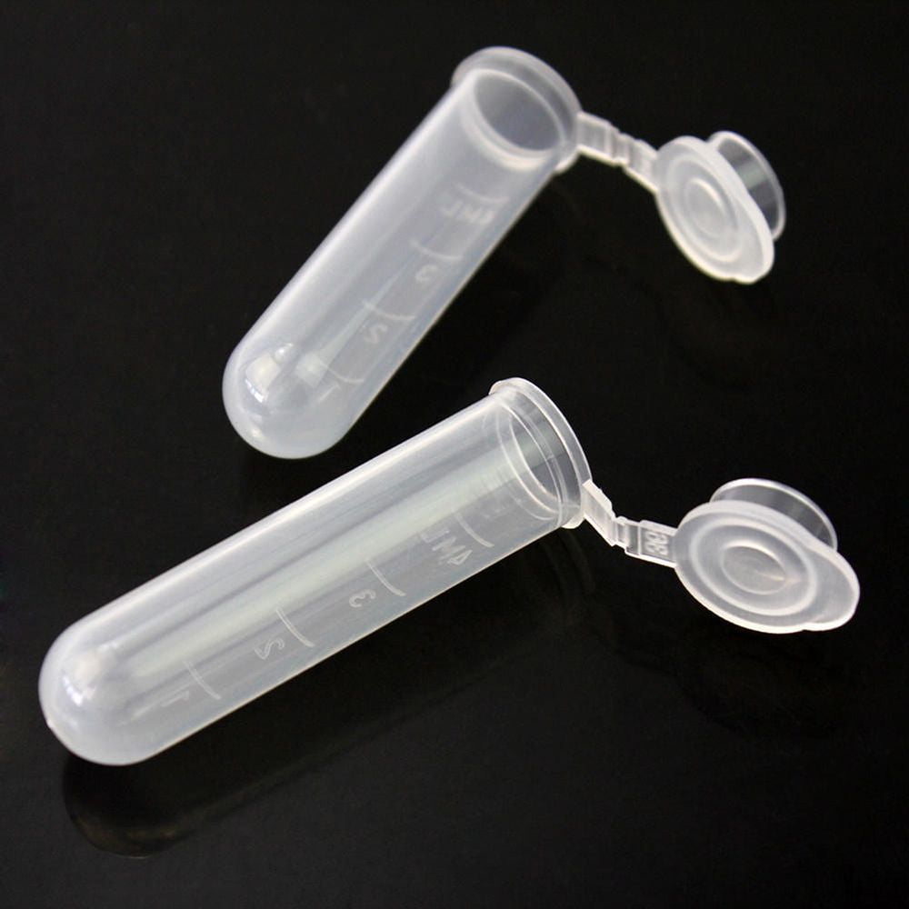 Vials Unique Storage Clear 10Pcs Containe Sample Tube Empty Plastic 5ml ...