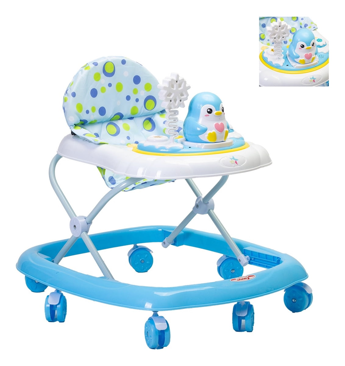 Andadera Para Bebé Starkids N5218 Con Llantas 360° Azul | Walmart en línea