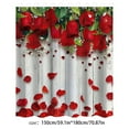 Valentines Day Shower Curtain for Bathroom Decor Romantic Couples ...