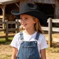 4-10 Years Kids Hat Western Cowboy Hat Jazz Hat Outdoor Sun Hat Party ...