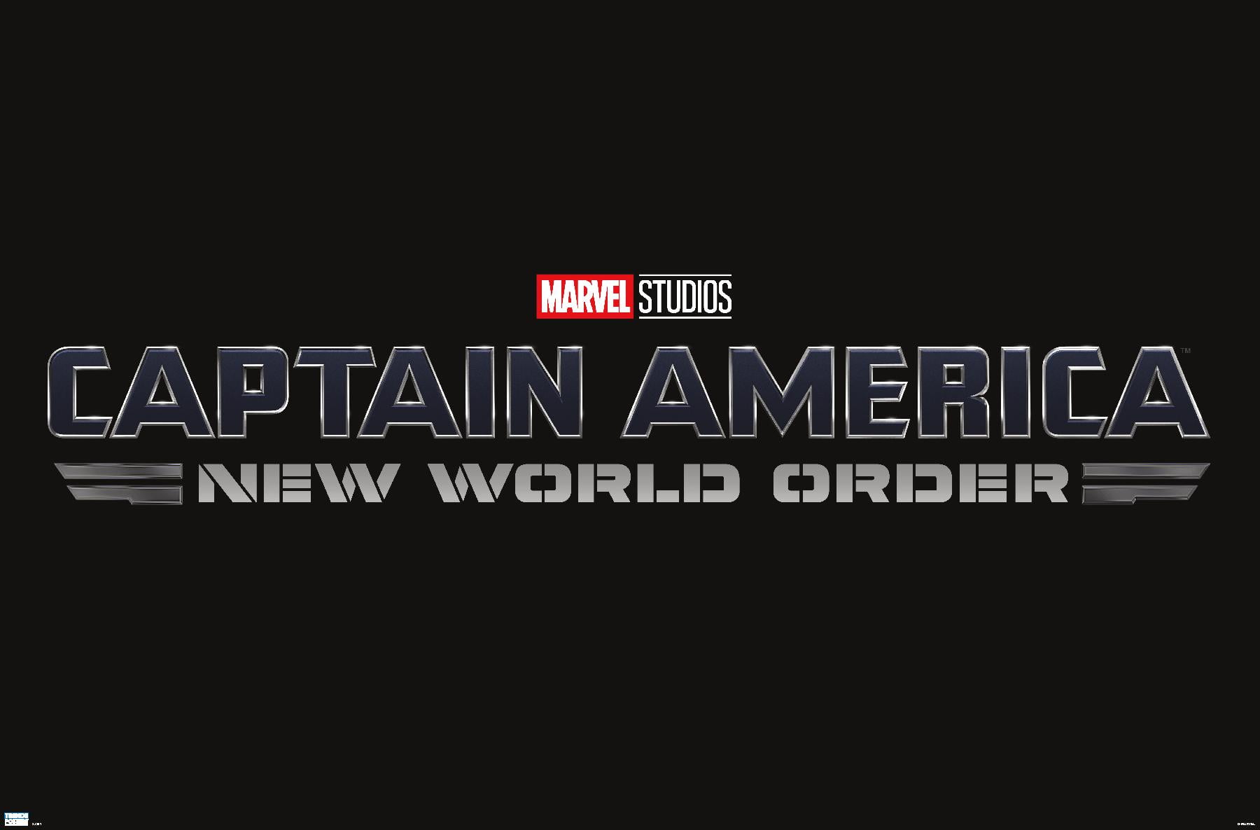 Marvel Captain America: New World Order - Logo Wall Poster, 14.725" x 22.375" - Walmart.com