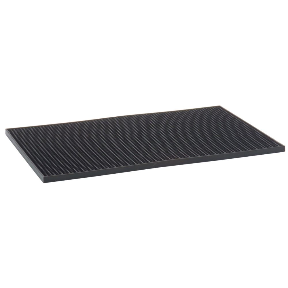 Traex 2331-99 Black 12 x 18 x .5" Bar Service Mat - Walmart.com