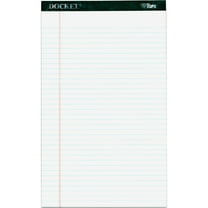 TOPS Docket Legal Letter Size Lined Pads, 8 1/2 x 11 3/4, White, 50 ...
