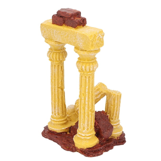 Roman Column Aquarium Decoration, Sturdy Base Simulation Safe Aquarium ...