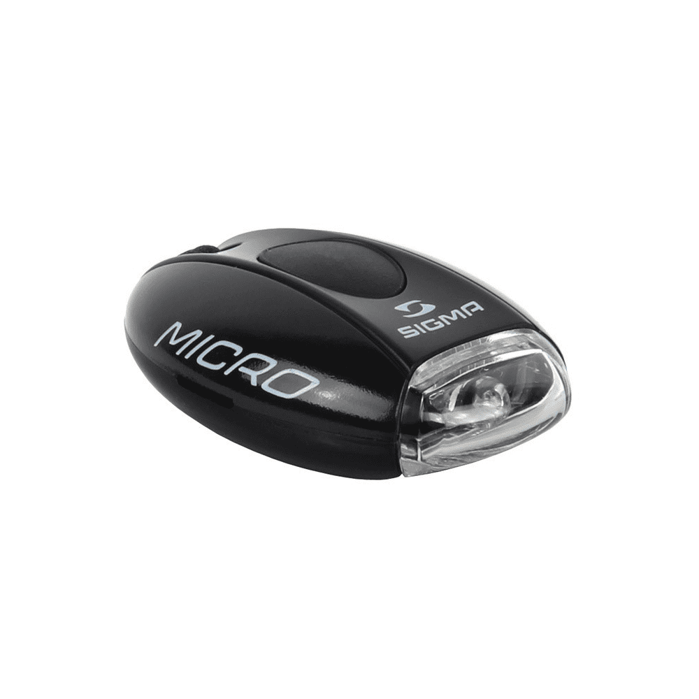 Sigma Micro 1 LED Front Light Black w/ White Light Bike Safety ...