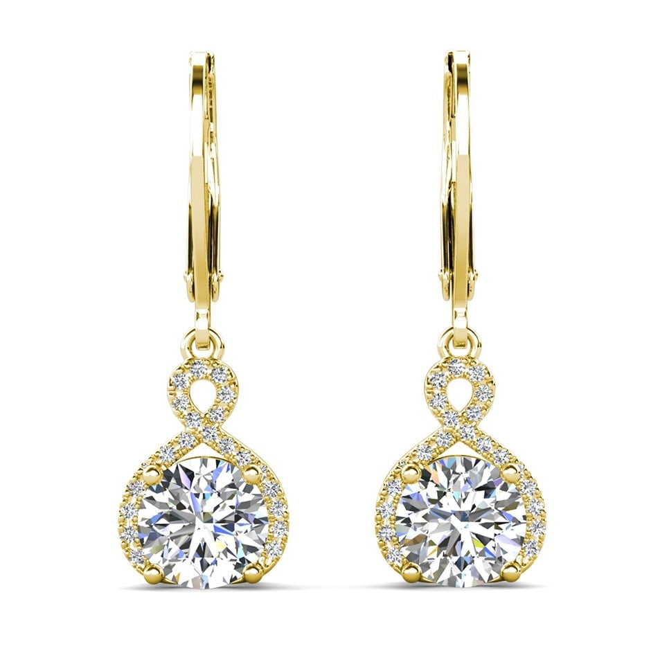 Click here for Cate & Chloe Alessandra 18k Yellow Gold Plated Dan... prices