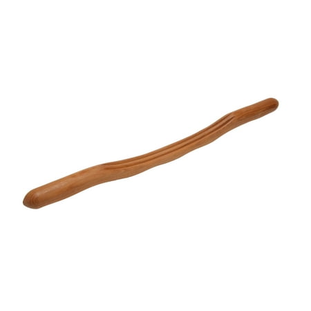 Wood Gua Sha Stick, Wooden Scraping Stick 20.5in Carbonized Beech Wood ...